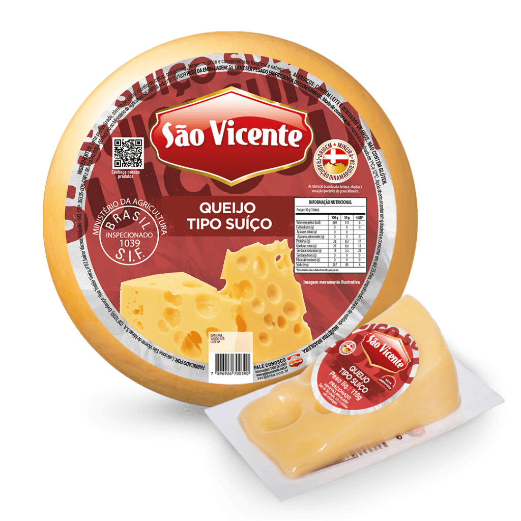 Queijo Suíço – Queijos São Vicente
